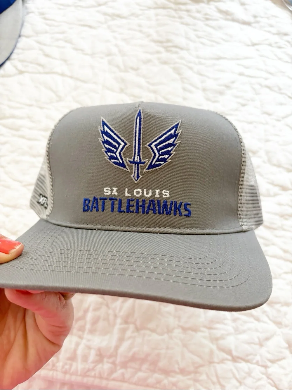 xfl | Accessories | St Louis Battlehawks Gray Trucker Hat | Poshmark